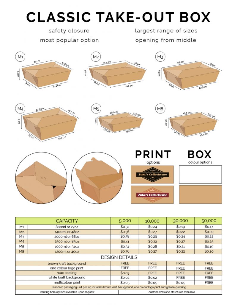 Take-Out Containers Catalogue — LeKAC