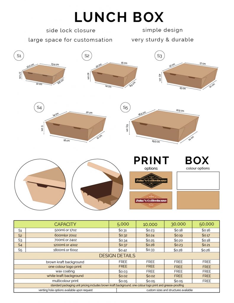 Take-Out Containers Catalogue — LeKAC