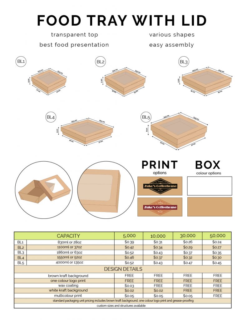 Take-Out Containers Catalogue — LeKAC