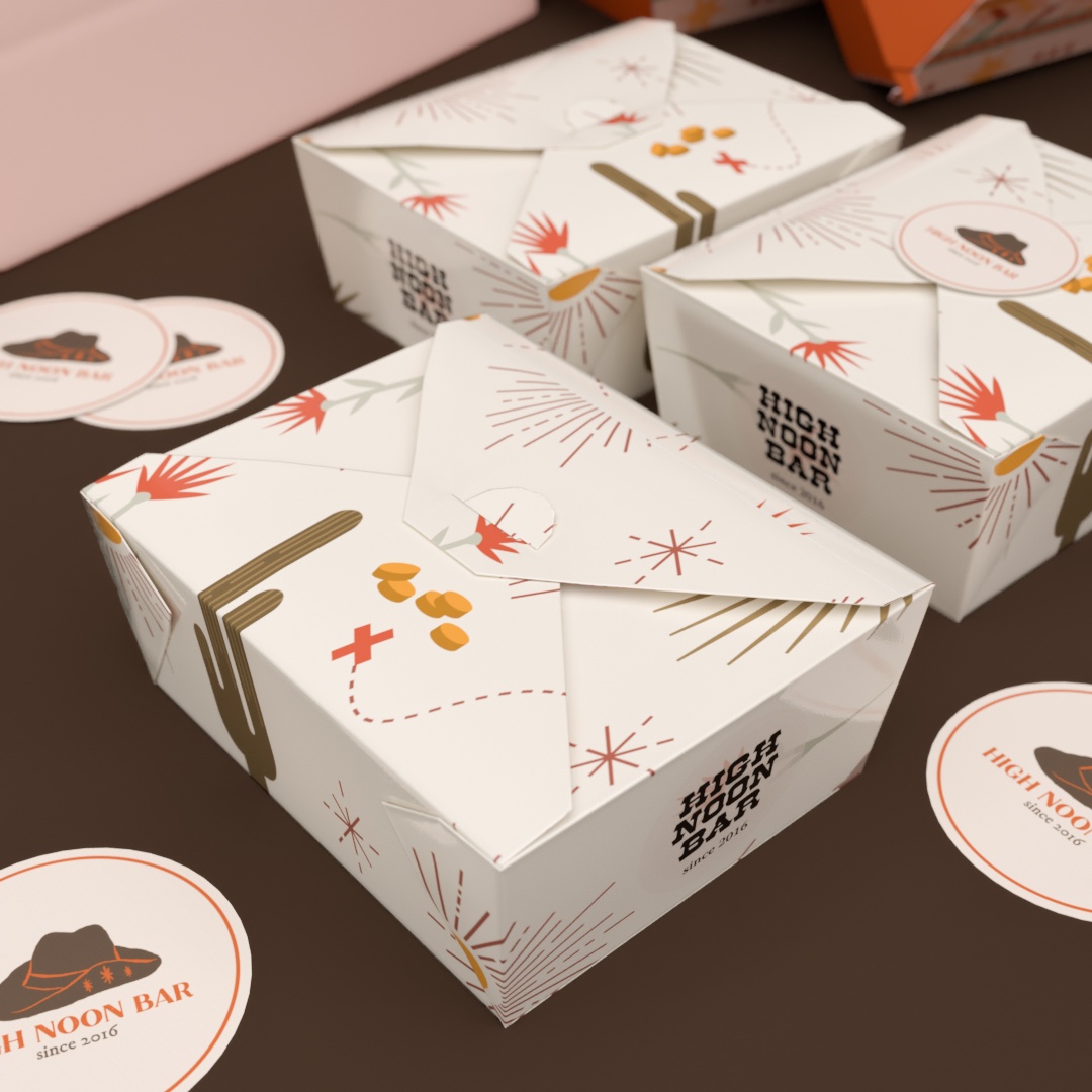 Paper Packaging For Food Festivals — LeKAC